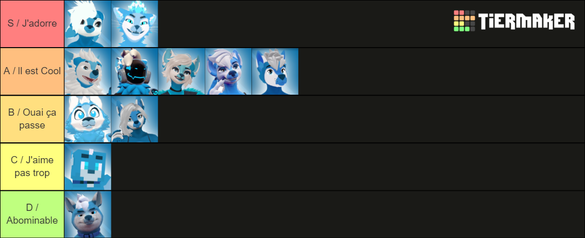 Seaiter Team-S Familly Tier List (Community Rankings) - TierMaker