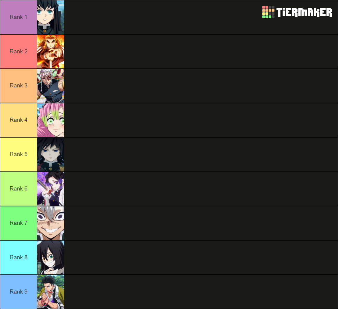 Ranking Dos Hashiras Tier List (Community Rankings) - TierMaker