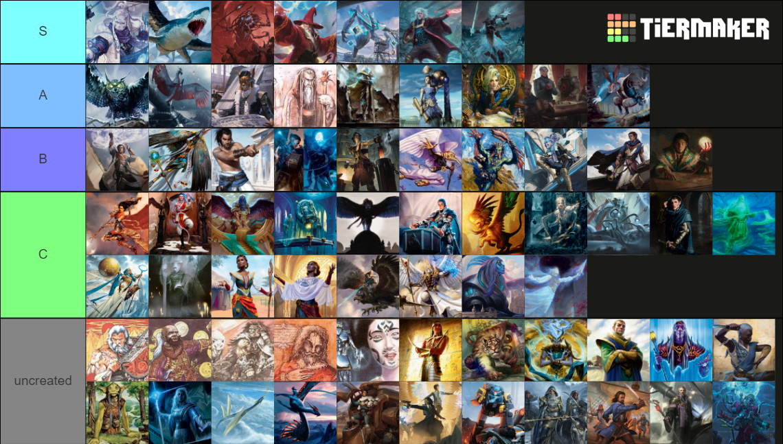 EDH Most Enjoyable WU Commander Tier List (Community Rankings) - TierMaker