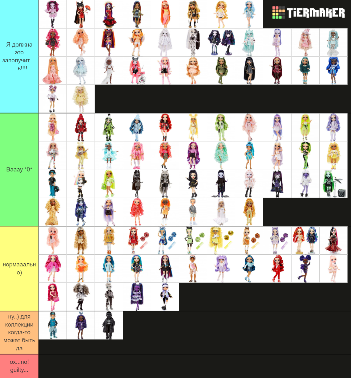 Rainbow High doll`s Wishlist May 2023 Tier List (Community Rankings ...
