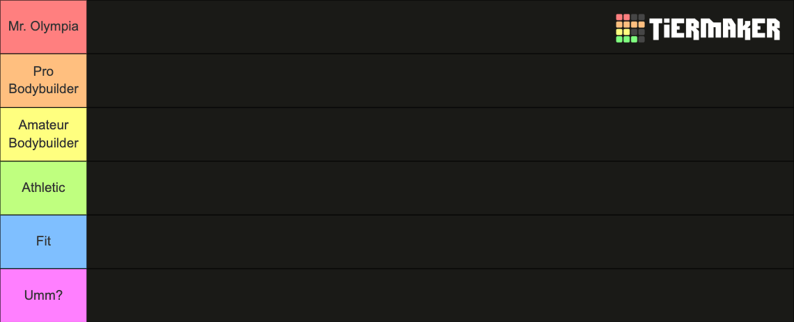 The Ultimate BAKI Bodybuilding Tier List (Community Rankings) - TierMaker