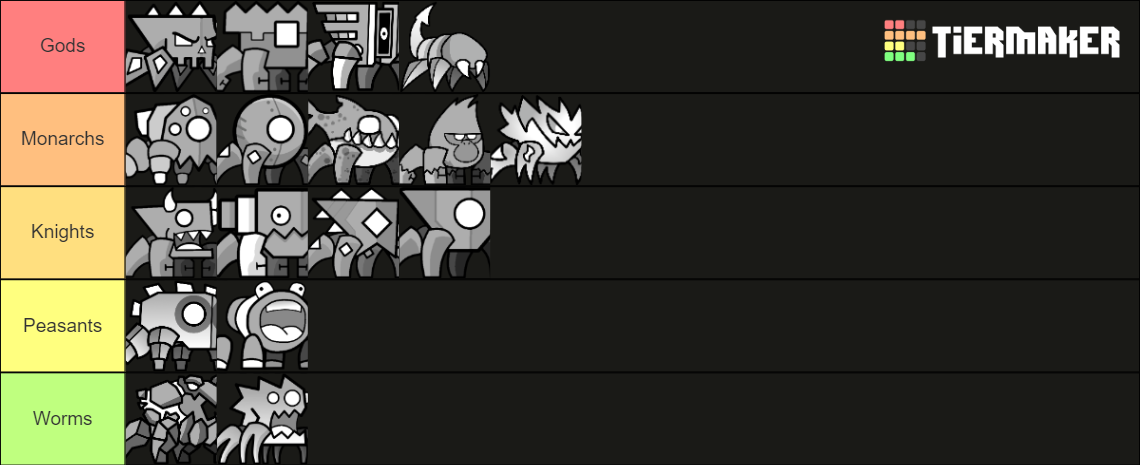 Geometry Dash Spiders Tier List (Community Rankings) - TierMaker