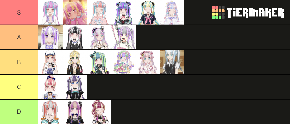 PAREO’s Hair Colors Tier List (Community Rankings) - TierMaker