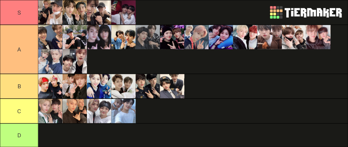 stray kids ships Tier List (Community Rankings) - TierMaker