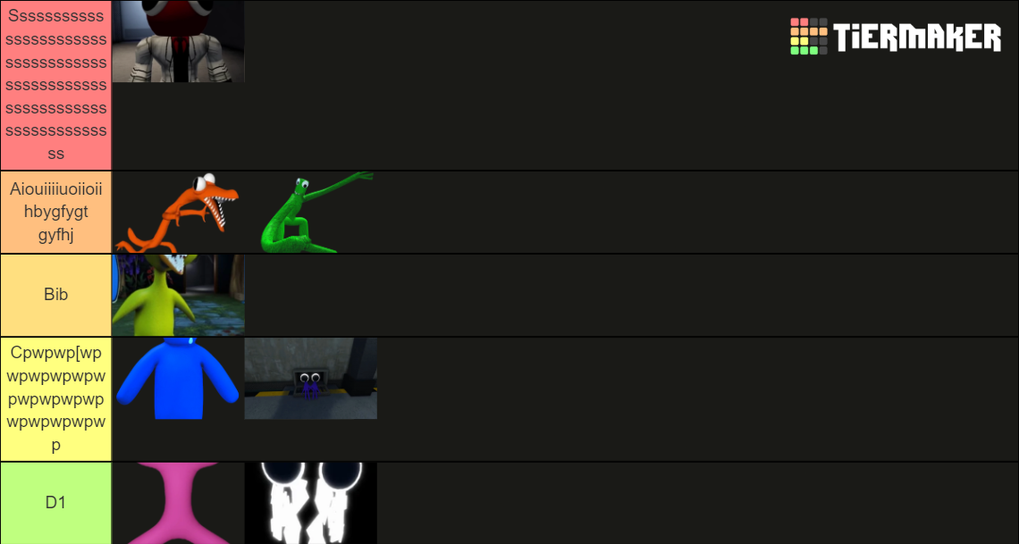 Rainbow Friends Tier List Community Rankings TierMaker rainbow-friends-tier-list-community-rankings-tiermaker