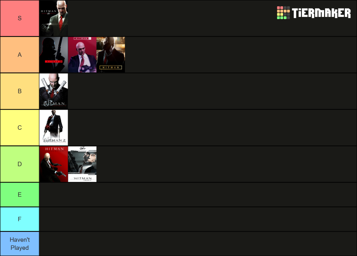 Hitman Game Tier List (Community Rankings) - TierMaker