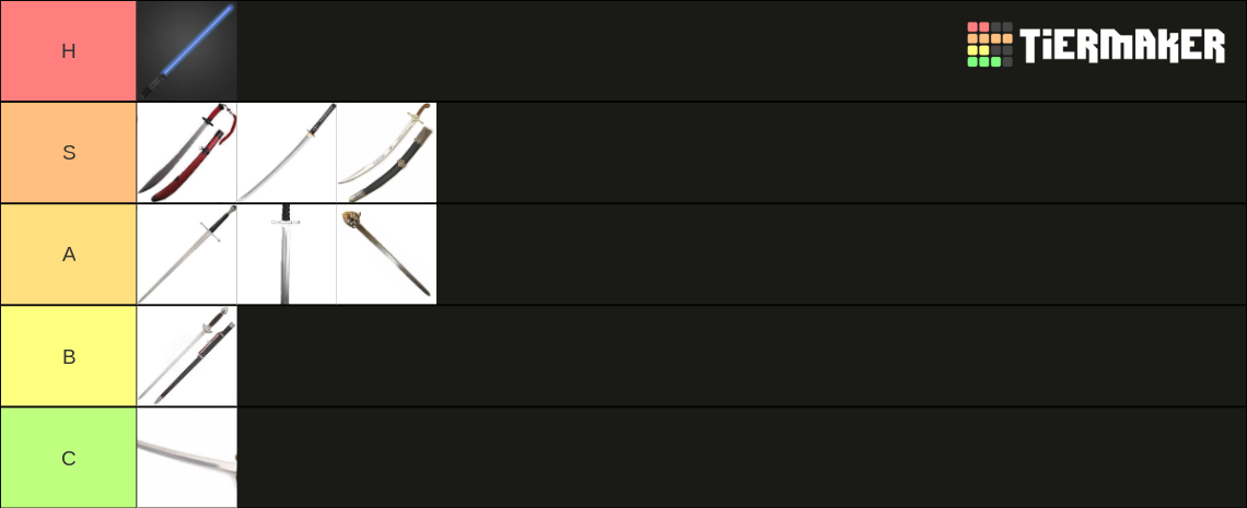 W Swords Tier List (Community Rankings) - TierMaker