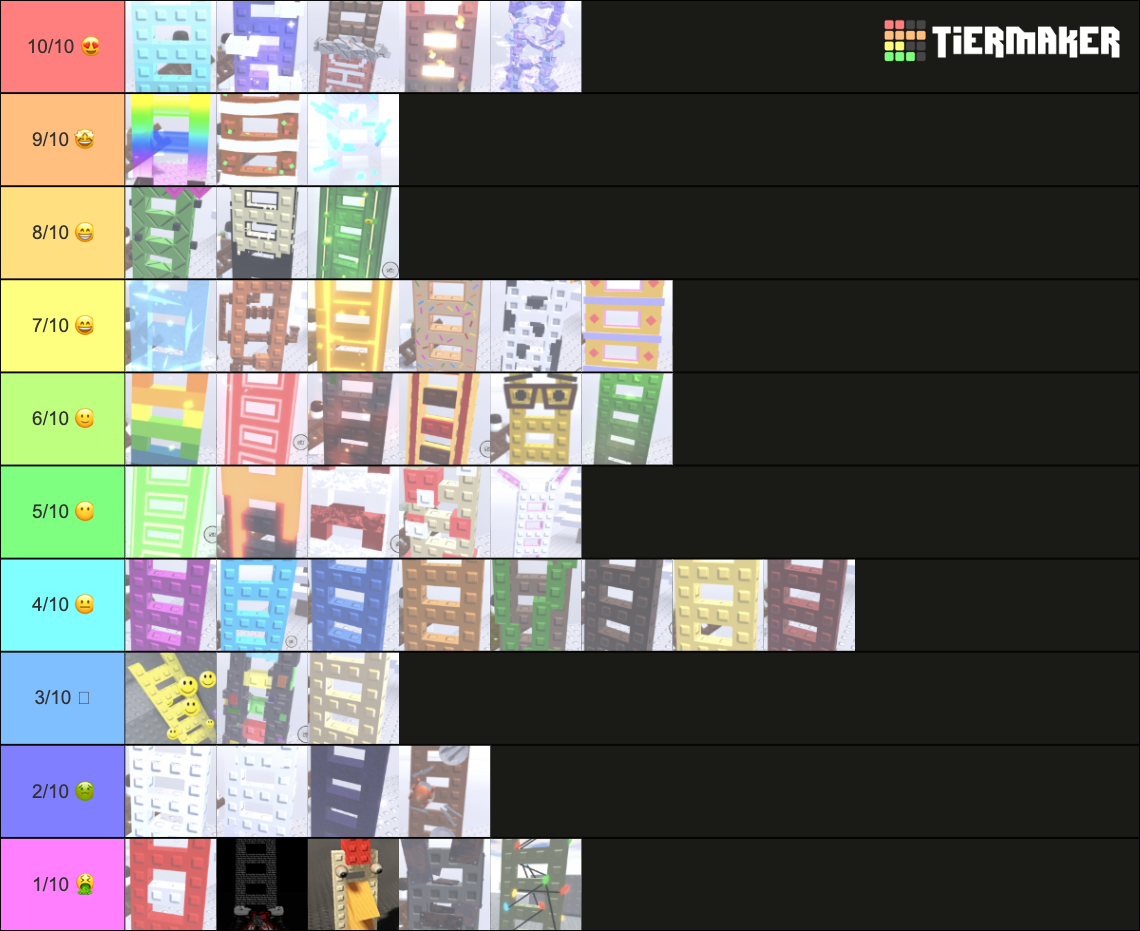 Steep Steps Ladders Version 3 Tier List (Community Rankings) - TierMaker