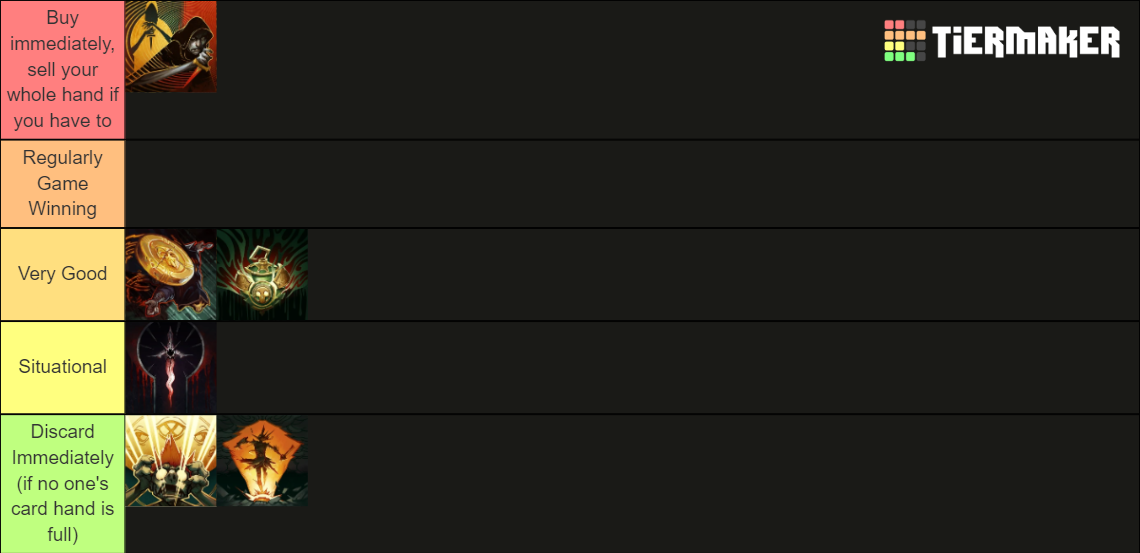 Demeo Assassin Cards Tier List (Community Rankings) - TierMaker
