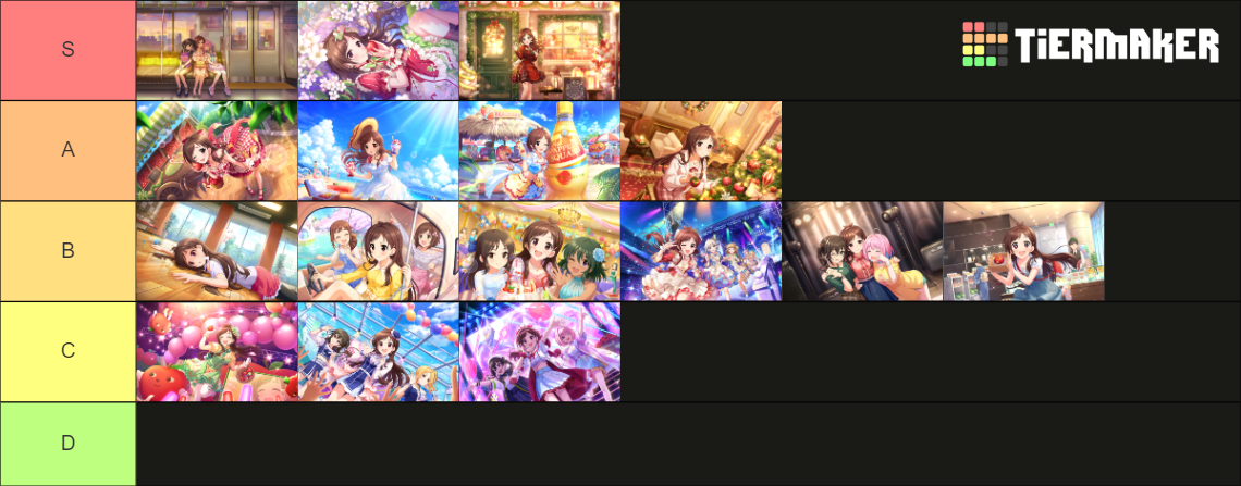 Akari Tsujino Cards Deresute Tier List (Community Rankings) - TierMaker