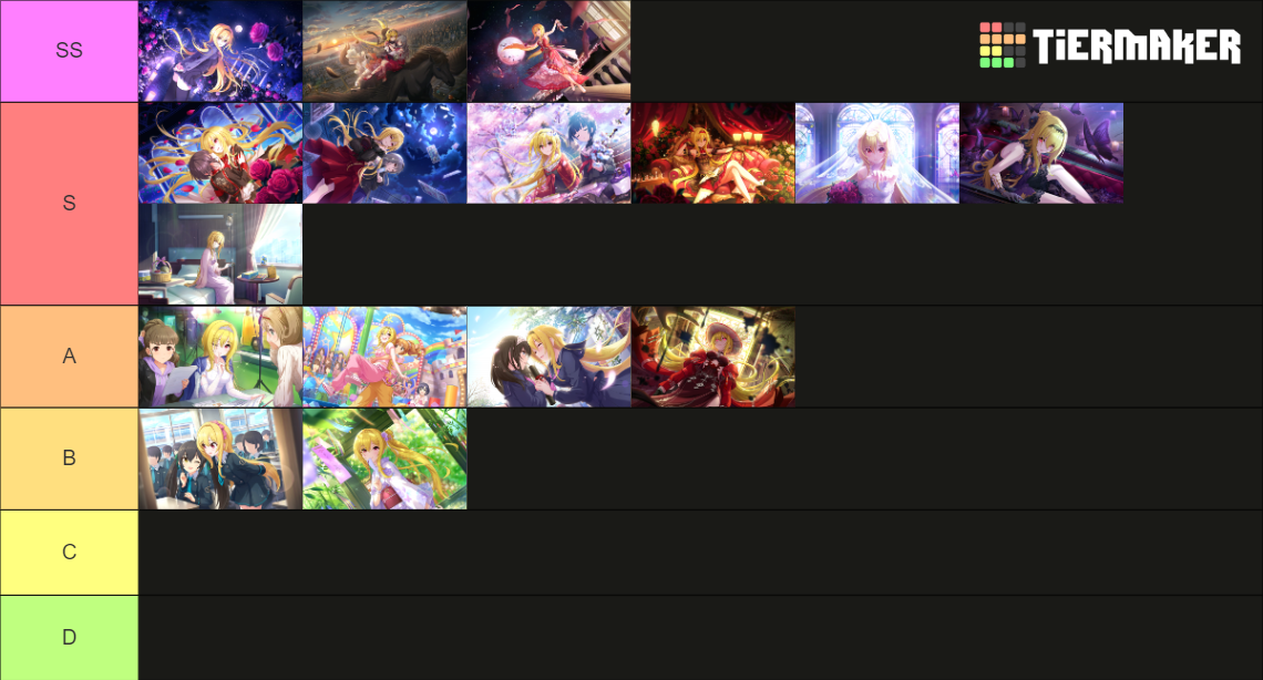 Chitose Kurosaki Cards Deresute Tier List (Community Rankings) - TierMaker