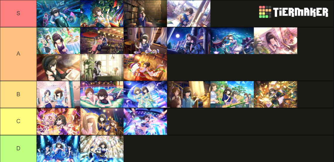 Fumika Sagisawa Cards Deresute Tier List (Community Rankings) - TierMaker