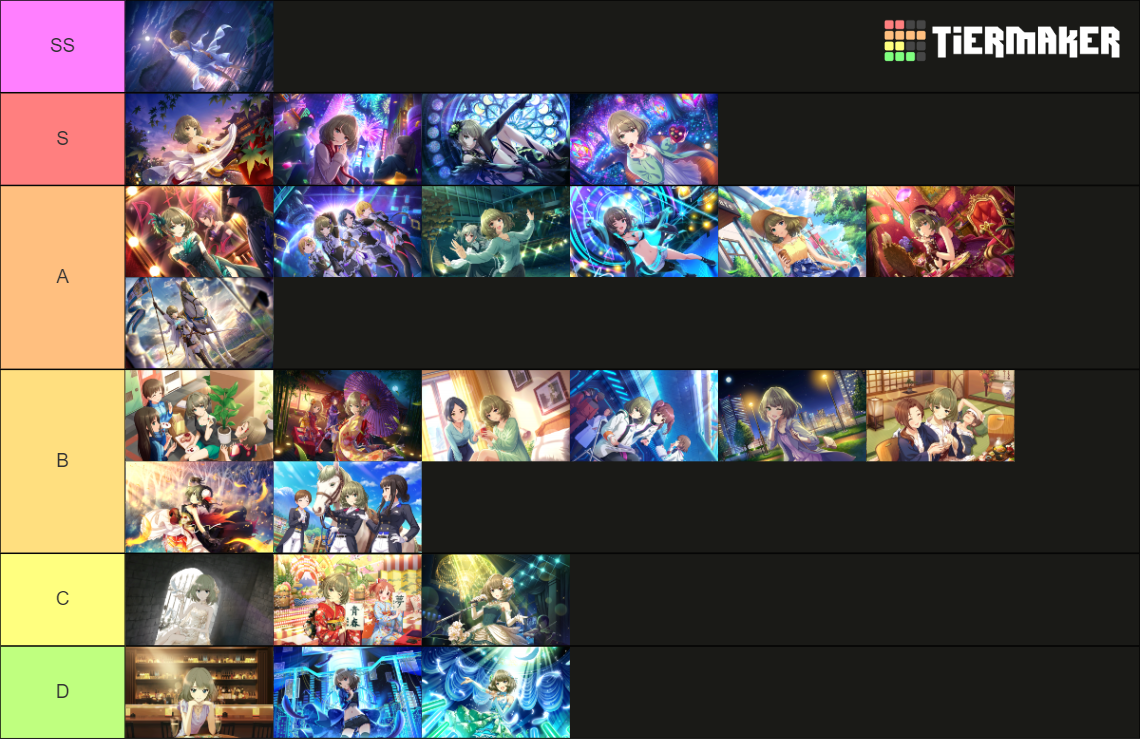 Kaede Takagaki Cards Deresute Tier List (Community Rankings) - TierMaker