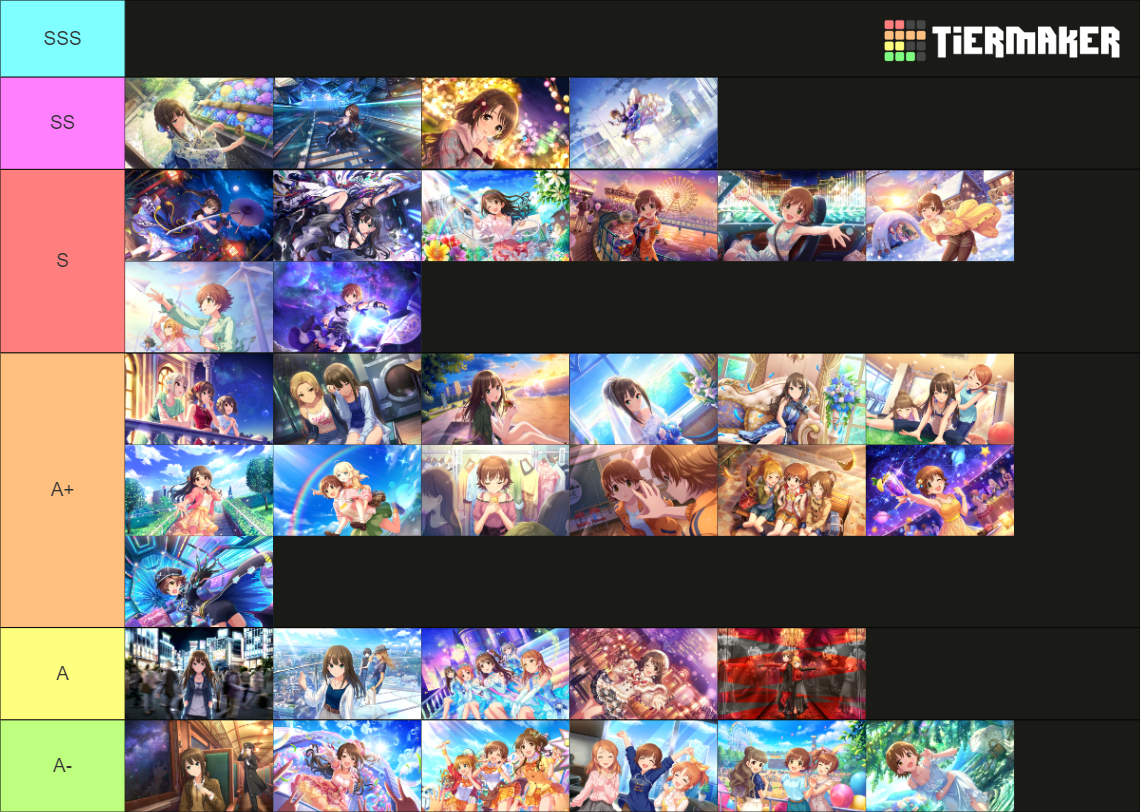New Generations Cards Deresute Tier List (Community Rankings) - TierMaker