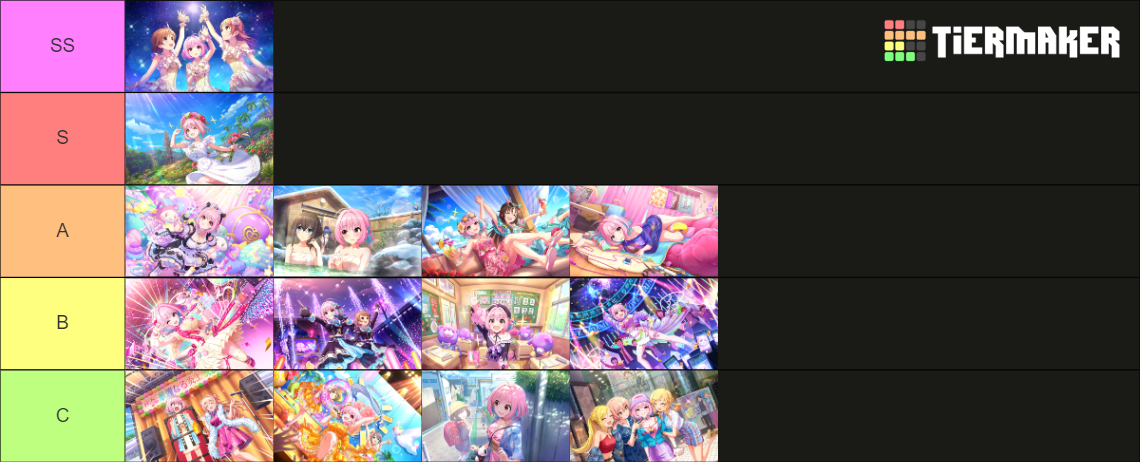 Riamu Yumemi Cards Deresute Tier List (Community Rankings) - TierMaker