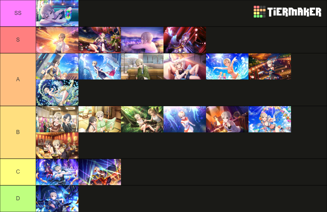 Syuko Shiomi Cards Deresute Tier List (Community Rankings) - TierMaker