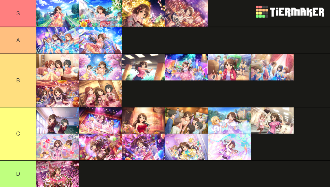 Uzuki Shimamura Cards Deresute Tier List (Community Rankings) - TierMaker
