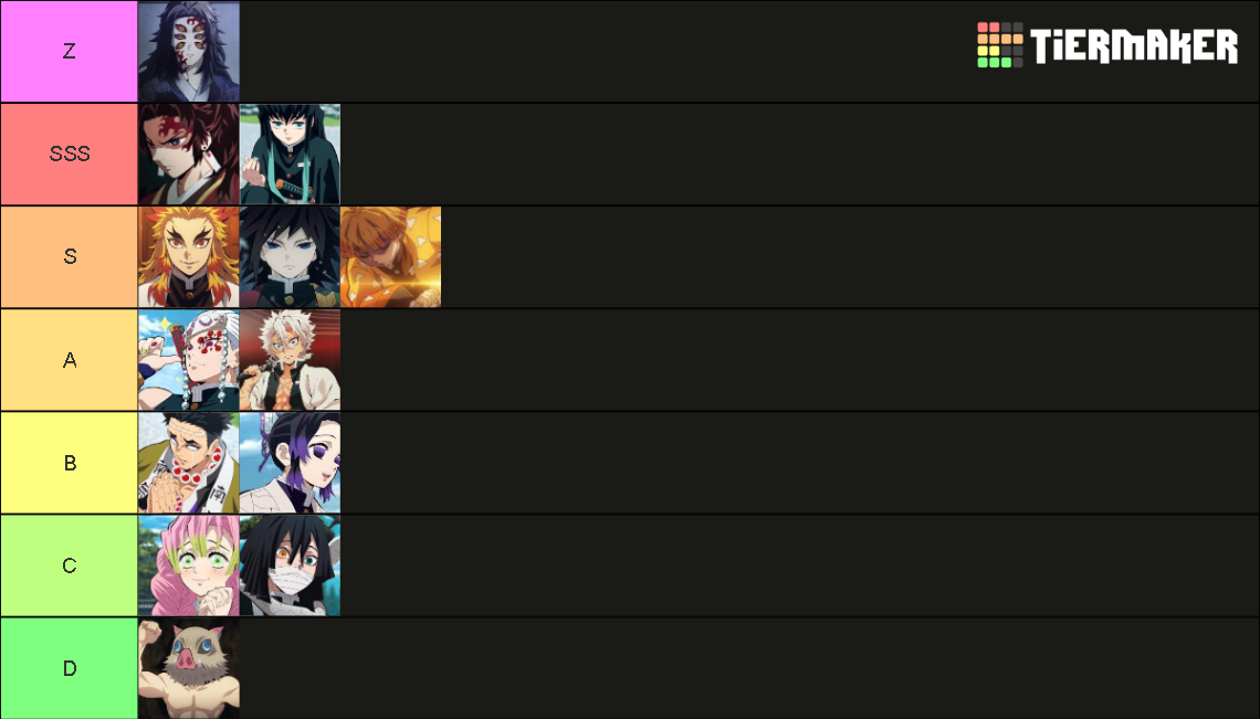 Demon fall, breathing, demon slayer, kimetsu no yaiba Tier List (Community Rankings) - TierMaker