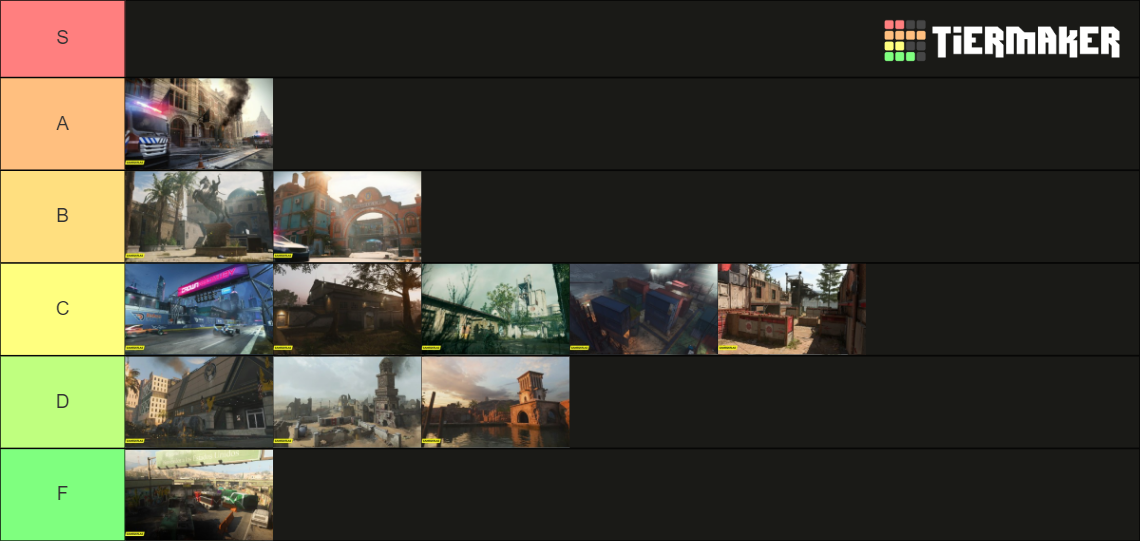 MW2 2022 Maps Tier List (Community Rankings) - TierMaker