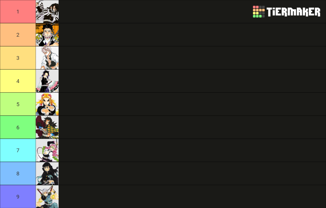 Demon Slayer Base Hashira Power List Tier List (Community Rankings ...