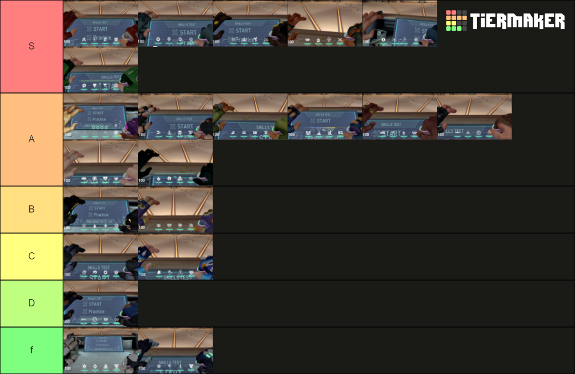 val hands Tier List (Community Rankings) - TierMaker