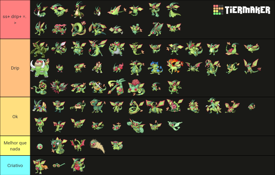 Pokemon Infinite Fusion Flygon Tier List (Community Rankings) - TierMaker