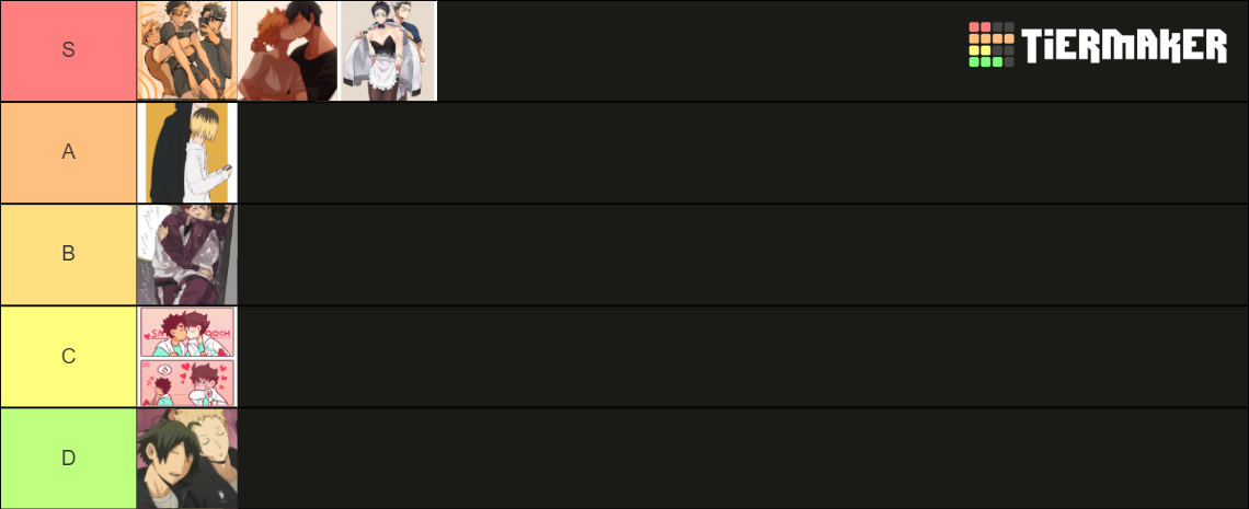 Haikyuu Ships Tier List (Community Rankings) - TierMaker