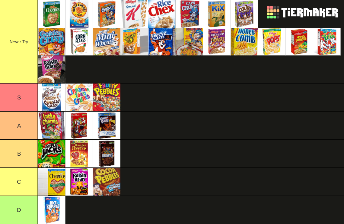 Best Cereals Tier List (Community Rankings) - TierMaker