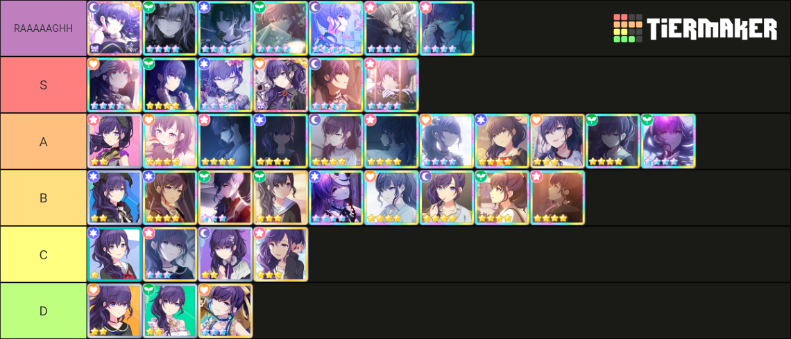 Asahina Mafuyu Cards Tier List Community Rankings Tiermaker