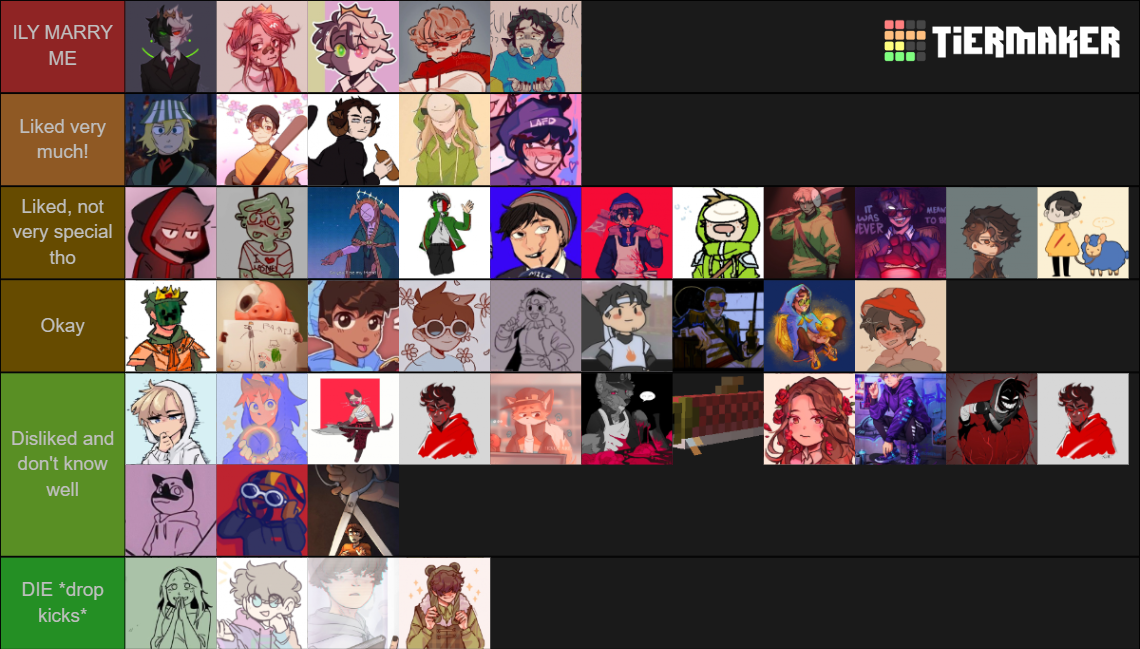 Dream smp 2021 ALL CANON Tier List (Community Rankings) - TierMaker