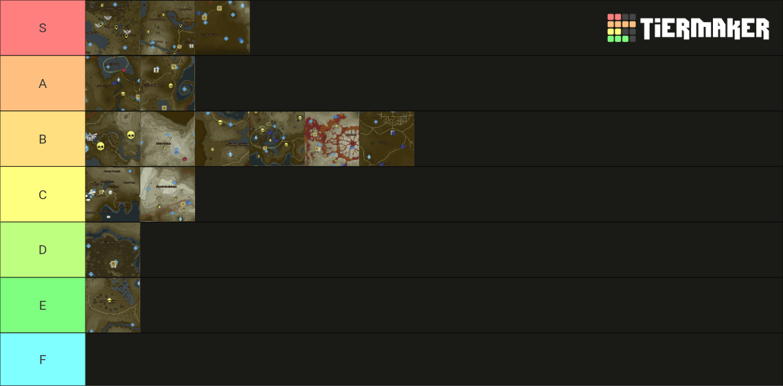 TOTK Areas Tier List (Community Rankings) - TierMaker