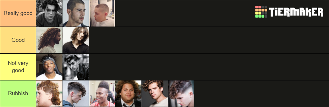 Male Hairstyles Tier List (Community Rankings) - TierMaker