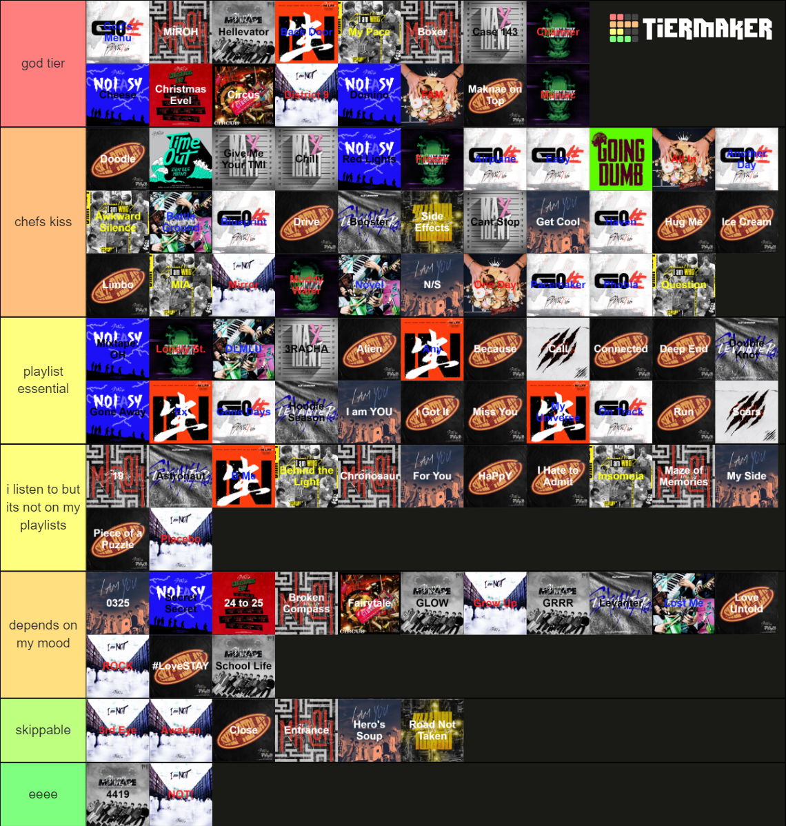 Stray Kids All Songs Tier List (Community Rankings) - TierMaker