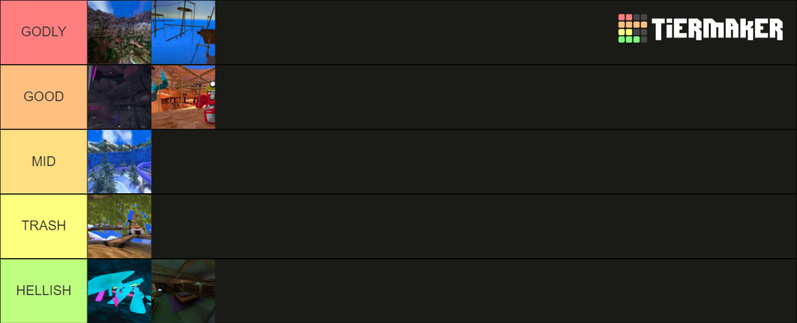Gorilla Tag Maps Tier List (Community Rankings) - TierMaker