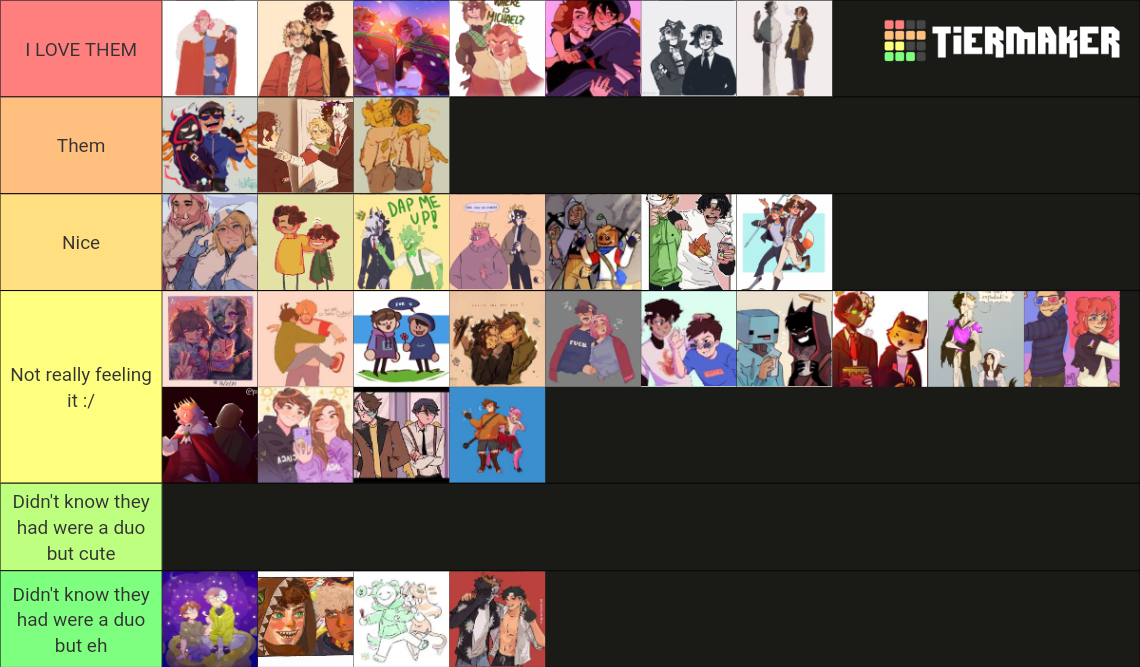 DSMP Duos Tier List (Community Rankings) - TierMaker