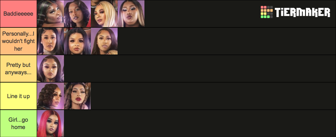 Rating the Baddies West Cast Tier List (Community Rankings) - TierMaker