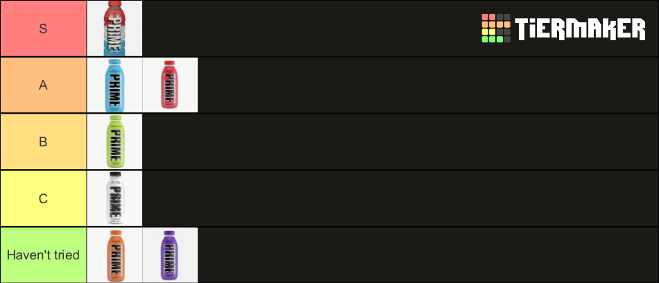 Prime Flavours Tier List (Community Rankings) - TierMaker