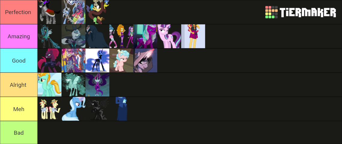 Mlp villains ranked Tier List (Community Rankings) - TierMaker