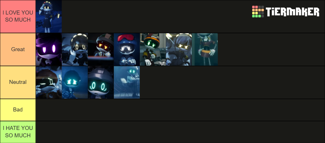 Murder Drones Characters Tier List (Community Rankings) - TierMaker