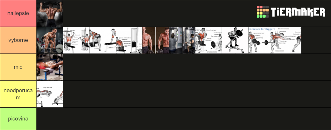 Back Exercise Tier List (Community Rankings) - TierMaker