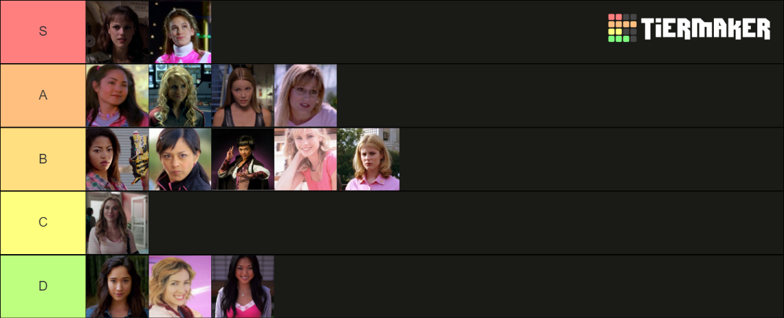 Pink Power Rangers Tier List (Community Rankings) - TierMaker