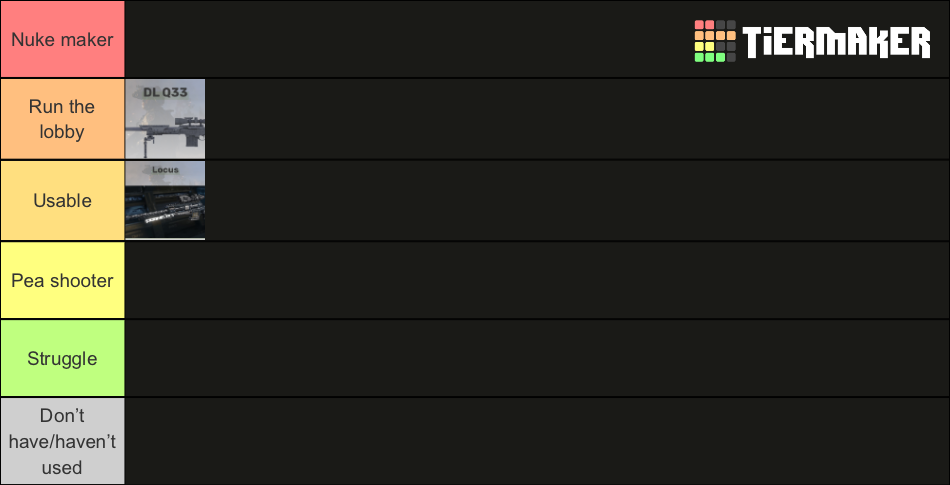 COD Mobile sniper rankings Tier List (Community Rankings) - TierMaker