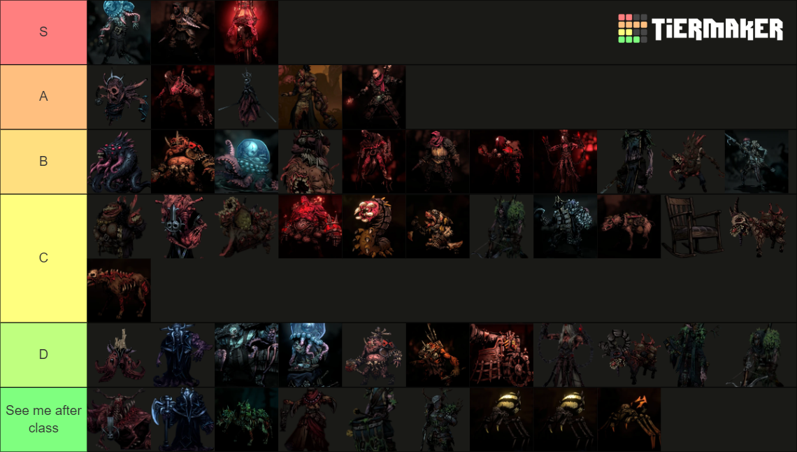 darkest dungeon enemies Tier List (Community Rankings) - TierMaker