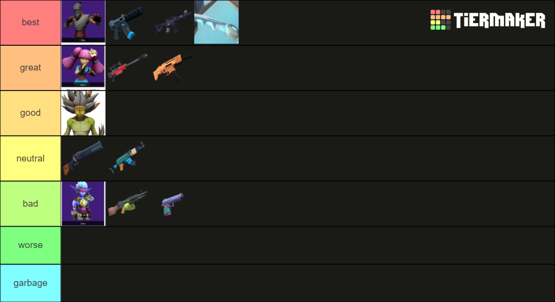 venge.io weapons (updated oct 2021) Tier List (Community Rankings ...
