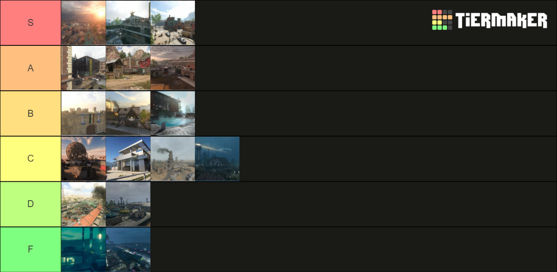 Modern Warfare 3 (2023) SND Map Tier List (Community Rankings) - TierMaker