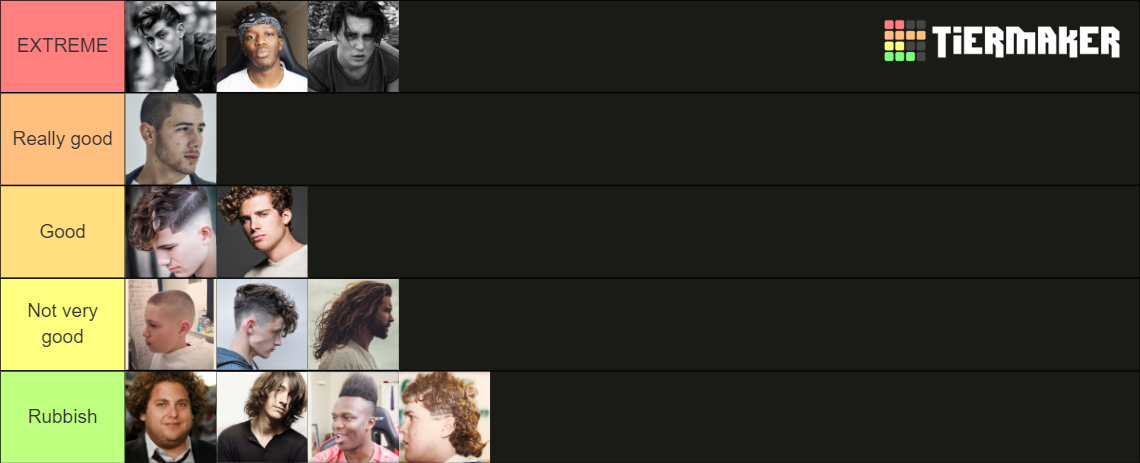 Male Hairstyles Tier List (Community Rankings) - TierMaker