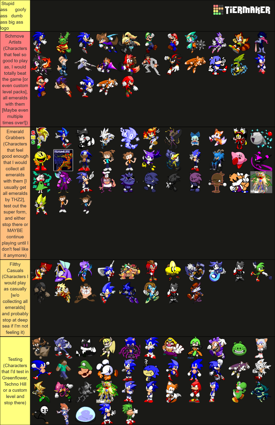 Sonic Robo Blast 2 v2.2 - Character Template (OOS) Tier List (Community ...