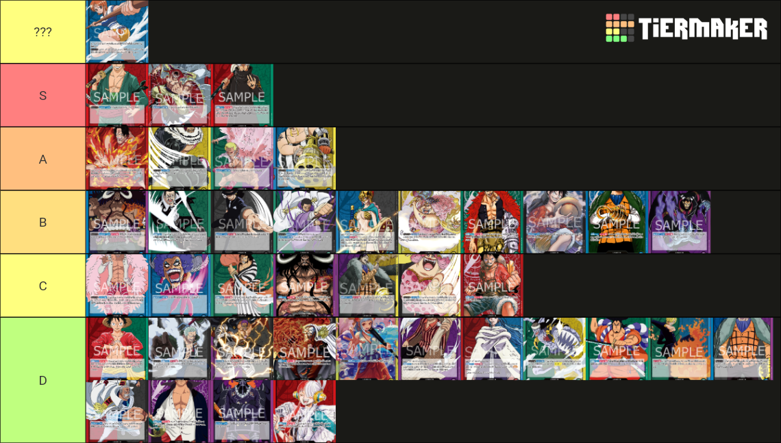 Opcg op05 Tier List (Community Rankings) - TierMaker