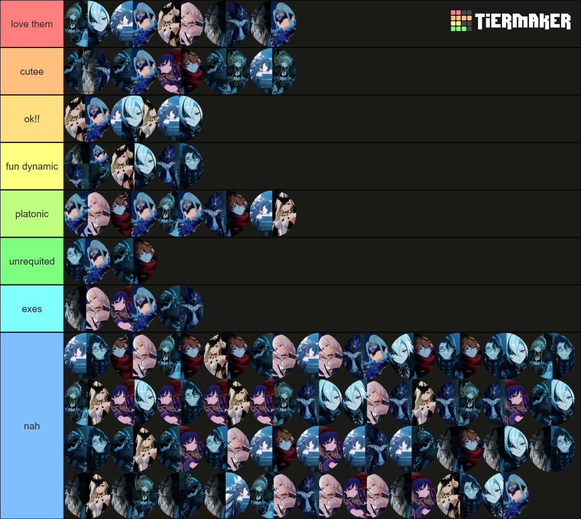 Fatui Harbingers all ships (includes The Tsaritsa) Tier List (Community ...