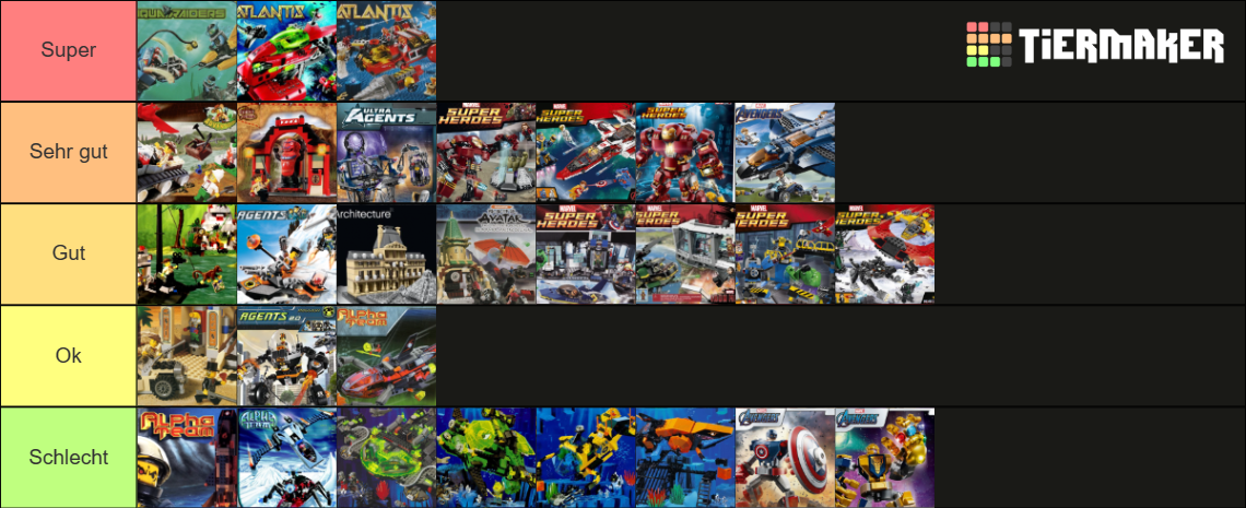 Best LEGO Themes Tier List (Community Rankings) - TierMaker